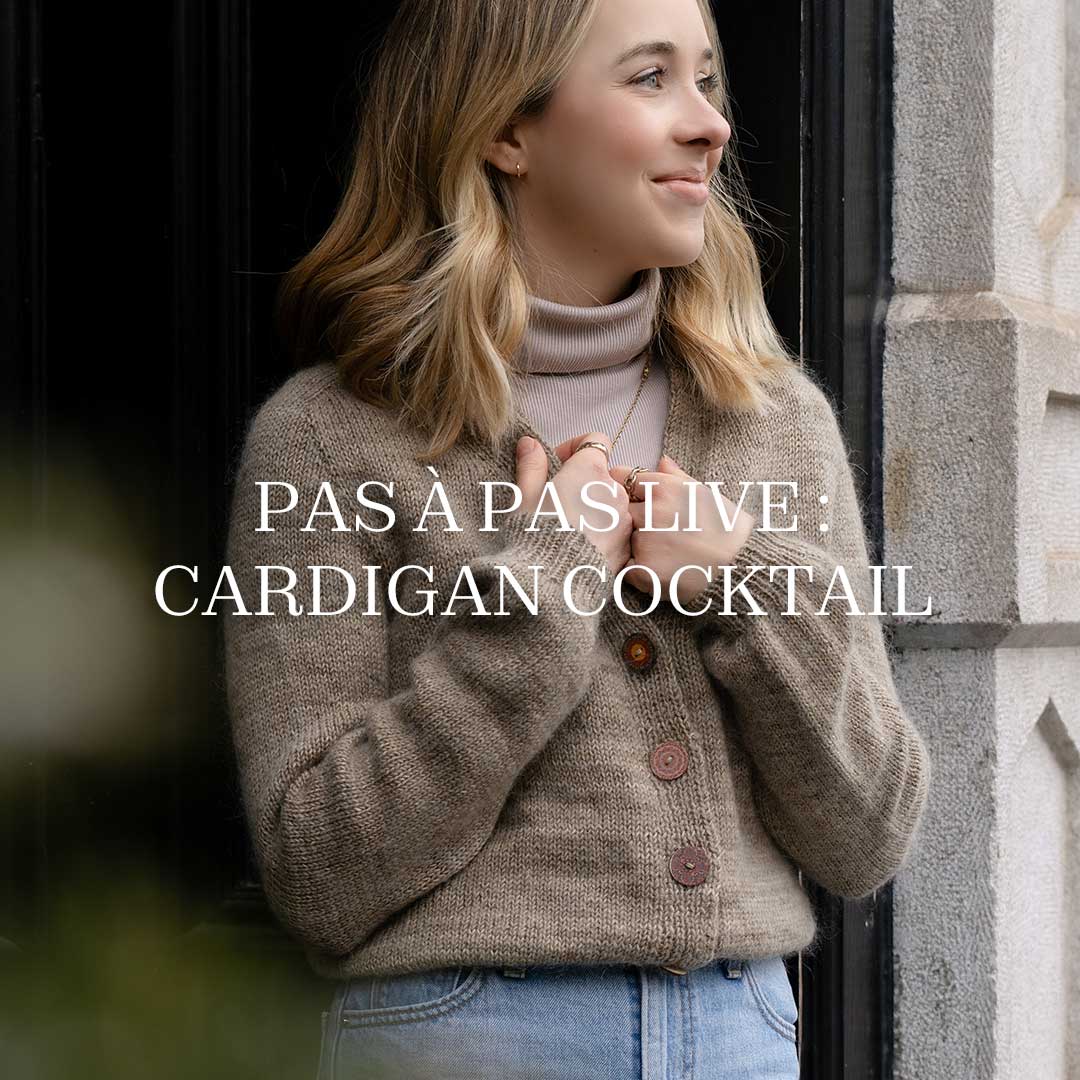 Pas à pas - Cardigan Cocktail – Boutique Madolaine